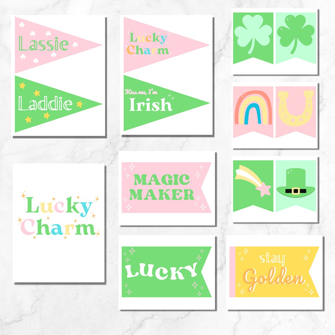 Printable St. Patricks Day Bundle - Etsy