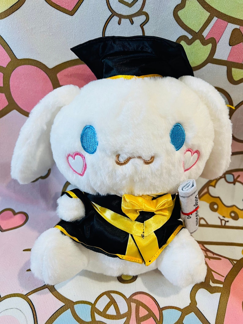 Sanrio Cinnamoroll Graduation Stuffed Toy Doll Unique Gift Student ...