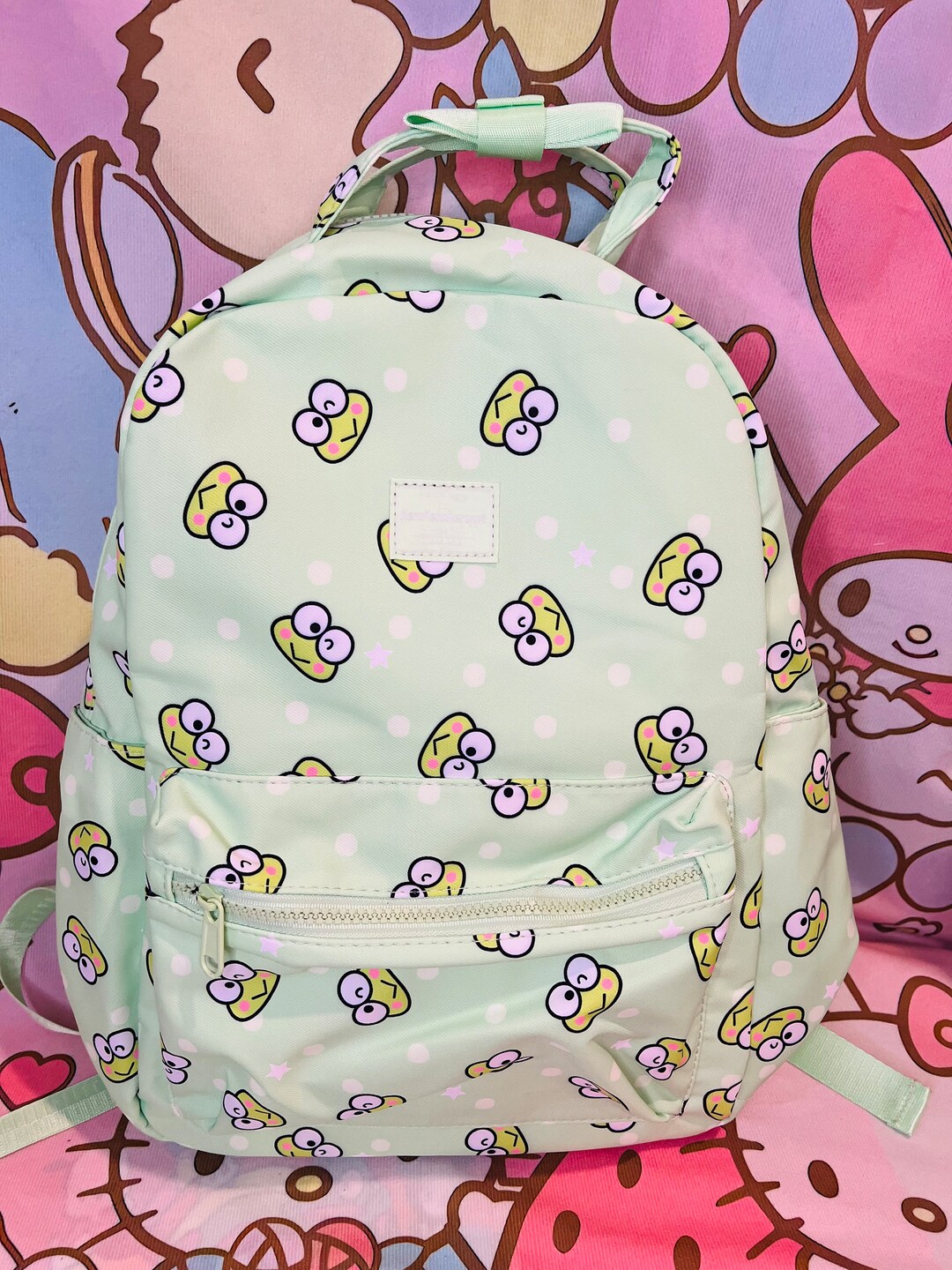 Cute Keroppi Anime Backpack School Travel Gift Boy Girl Women Men - Etsy