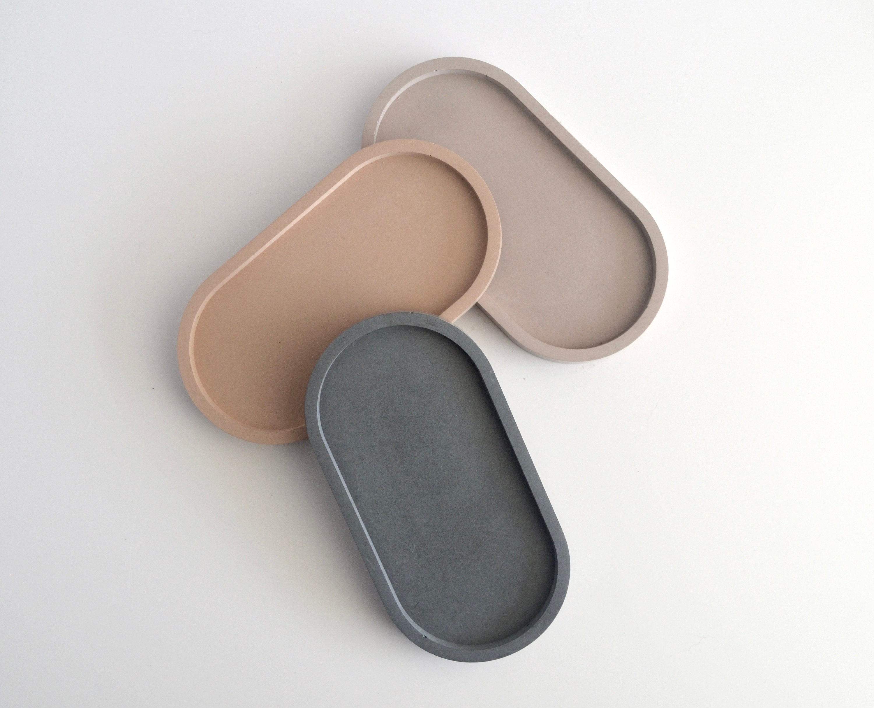 Concrete Container With Lid Round Cement Storage Vessel Ribbed Tall ...