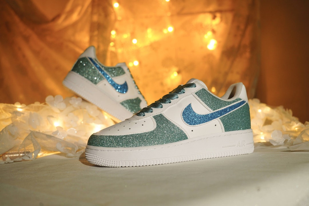 Air Force 1 Custom,custom Air Force 1,custom Sneakers,sparkle Sneakers ...
