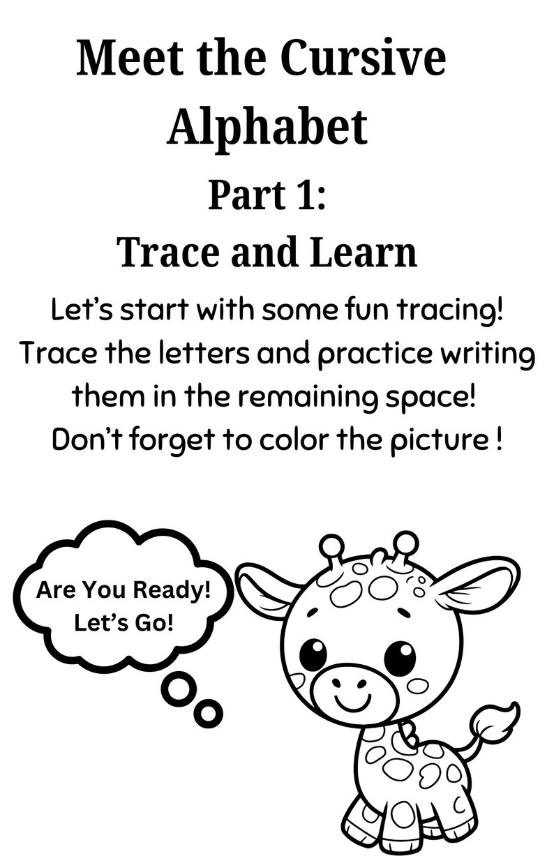 Cursive Writing Adventure - Etsy