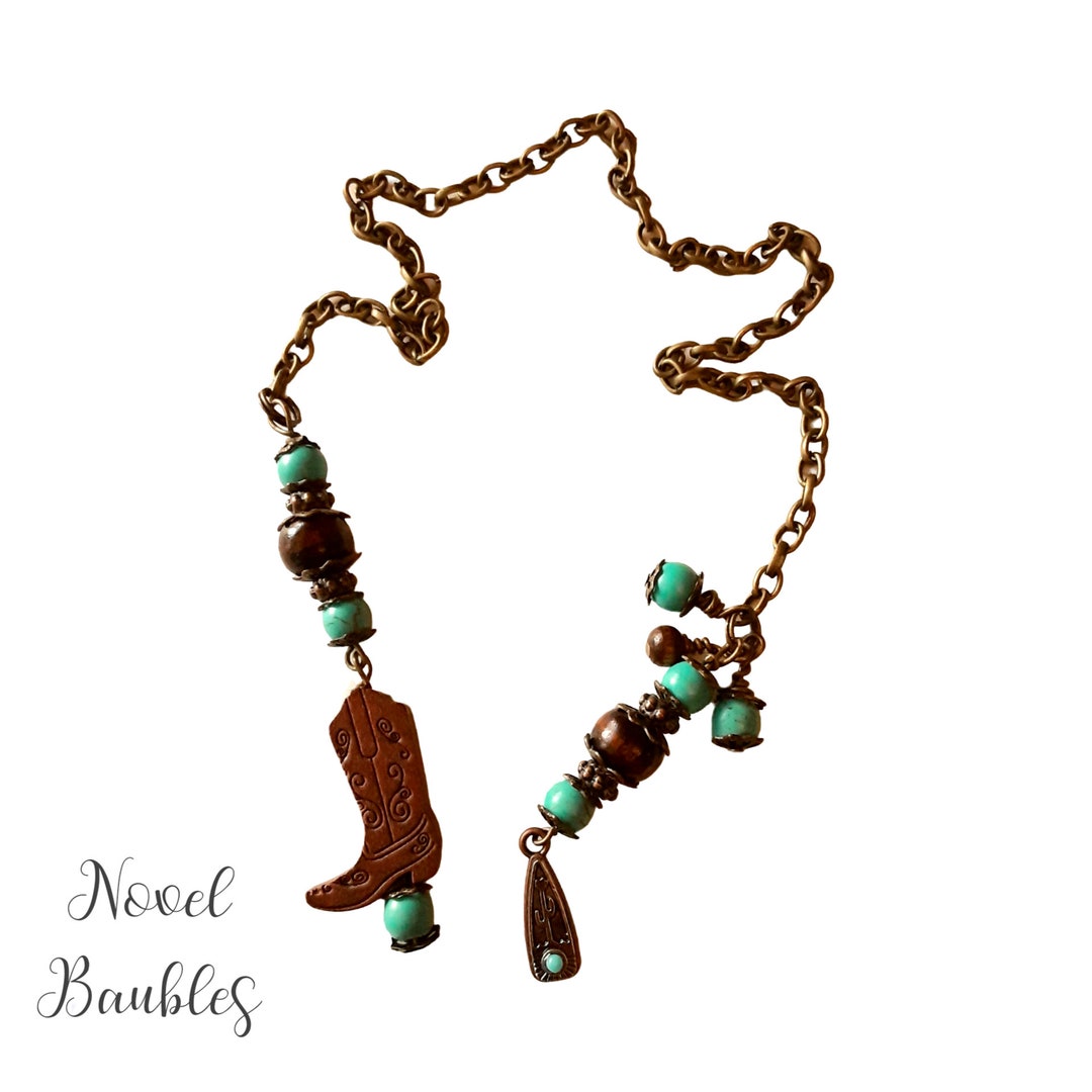 Western Bookmark, Cowboy Page Marker, Book Chain, Gift for Reader, Book ...