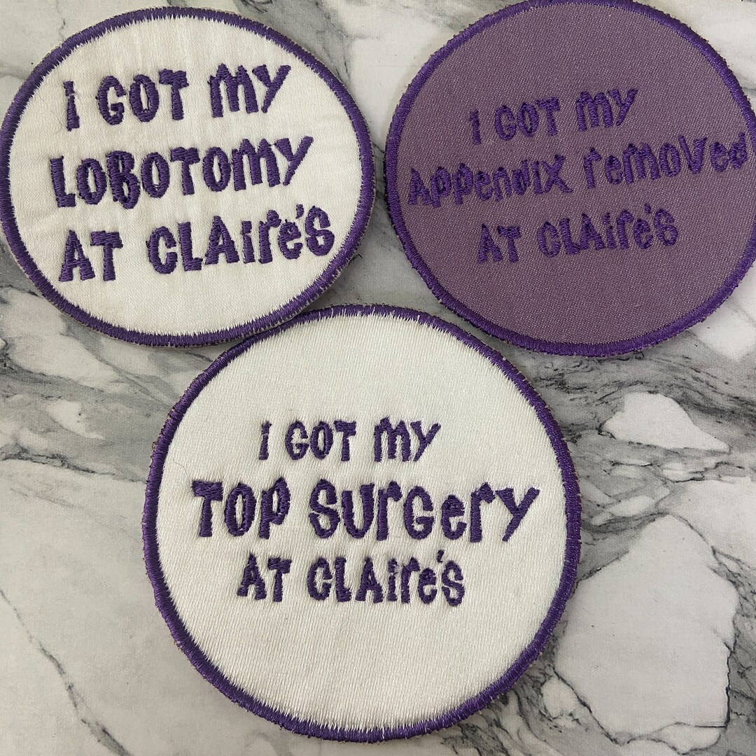 Procedures Series - Embroidered Patches Upcycled From Secondhand ...
