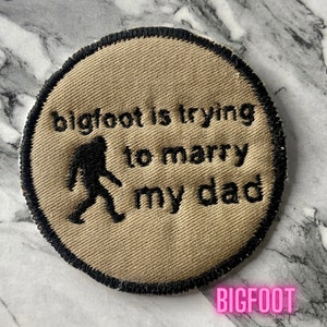 Cryptid Series - Embroidered Patches Upcycled From Secondhand Fabrics ...