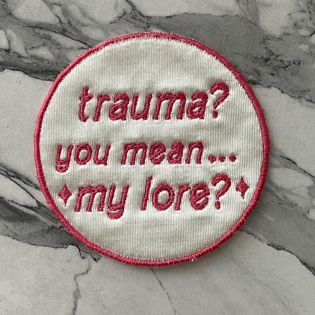 My Lore - Embroidered Patch Upcycled From Secondhand Fabrics, Available ...