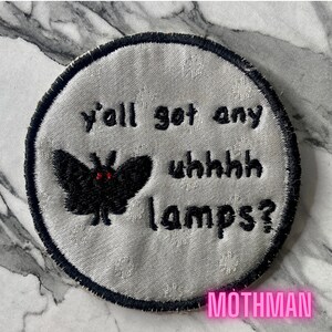 Cryptid Series - Embroidered Patches Upcycled From Secondhand Fabrics ...
