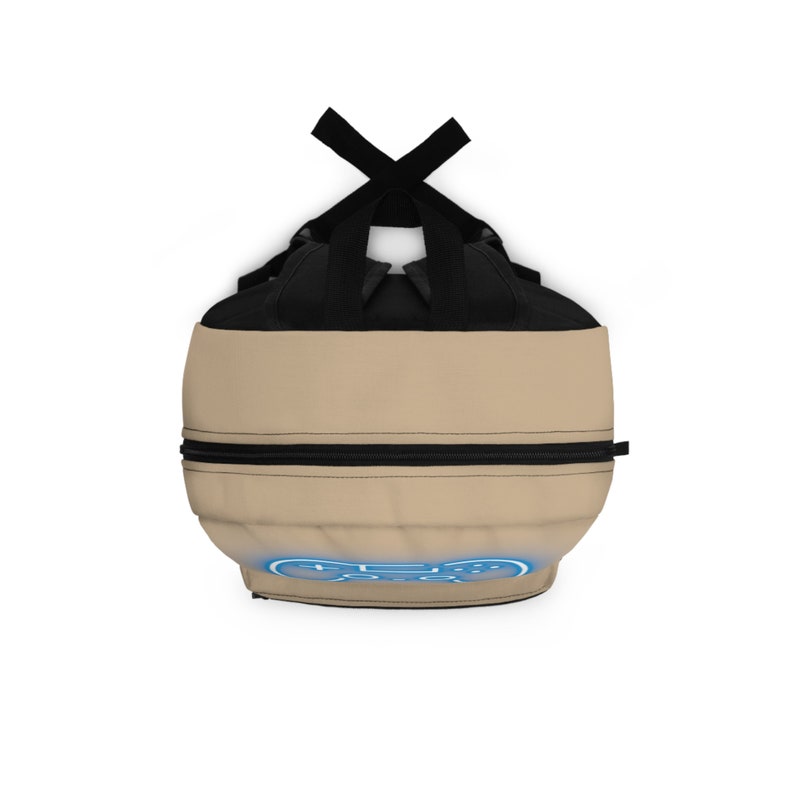 Gaming Backpack, Game Over Controller Blue on Beige Pack, for School or ...