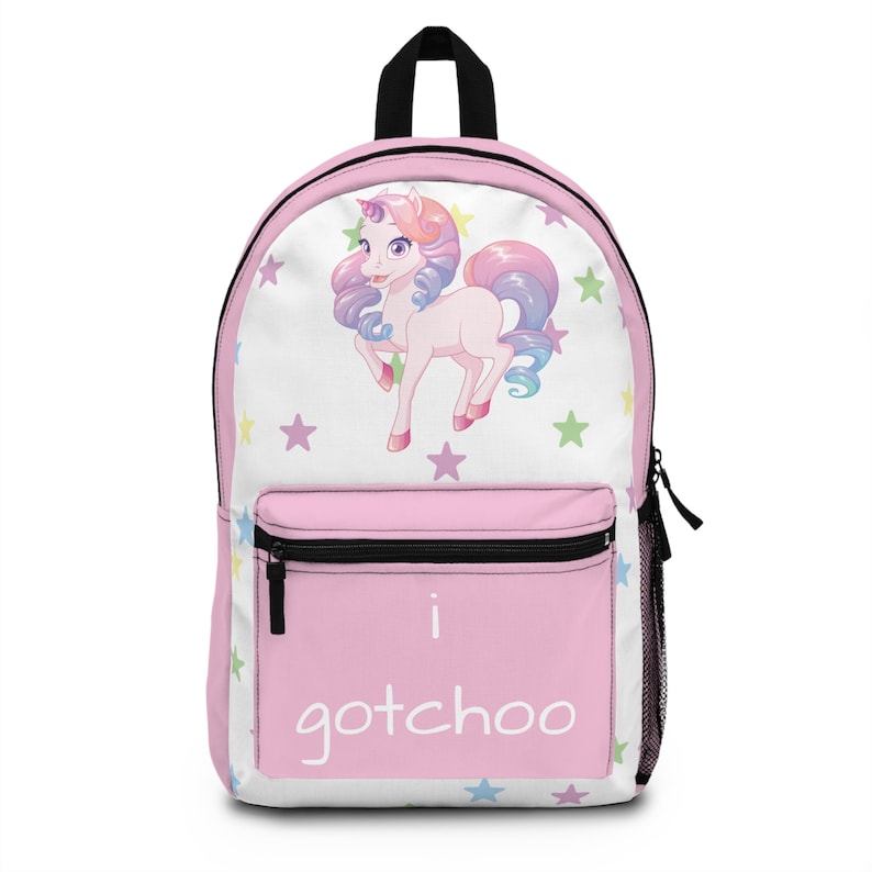 Unicorn Backpack Pink, Cute Pony With Horn, I Gotchoo for School or Fun ...