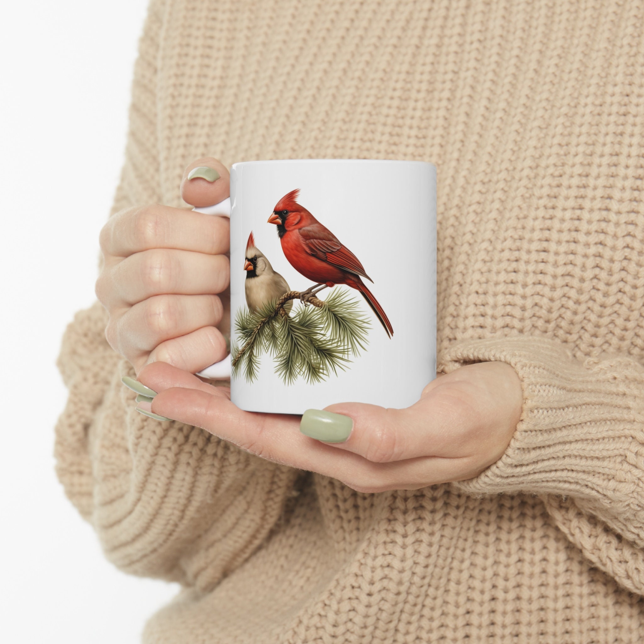 Northern Cardinals 11oz Ceramic Mug - Etsy