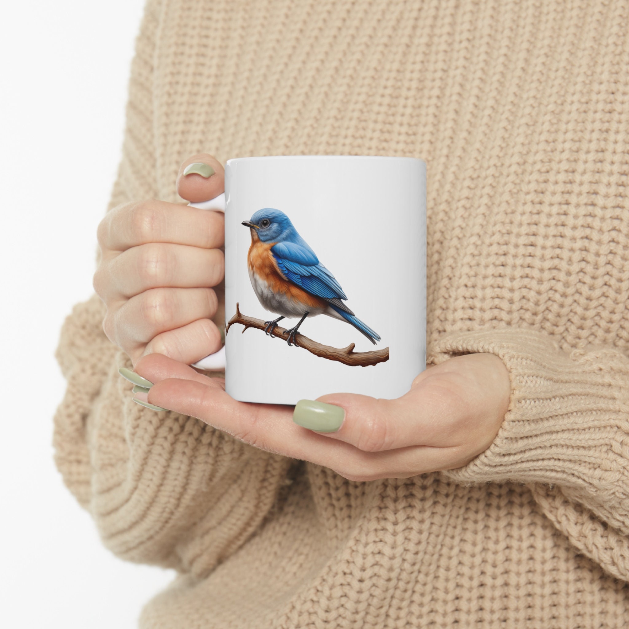 Eastern Bluebird 11oz Ceramic Mug - Etsy