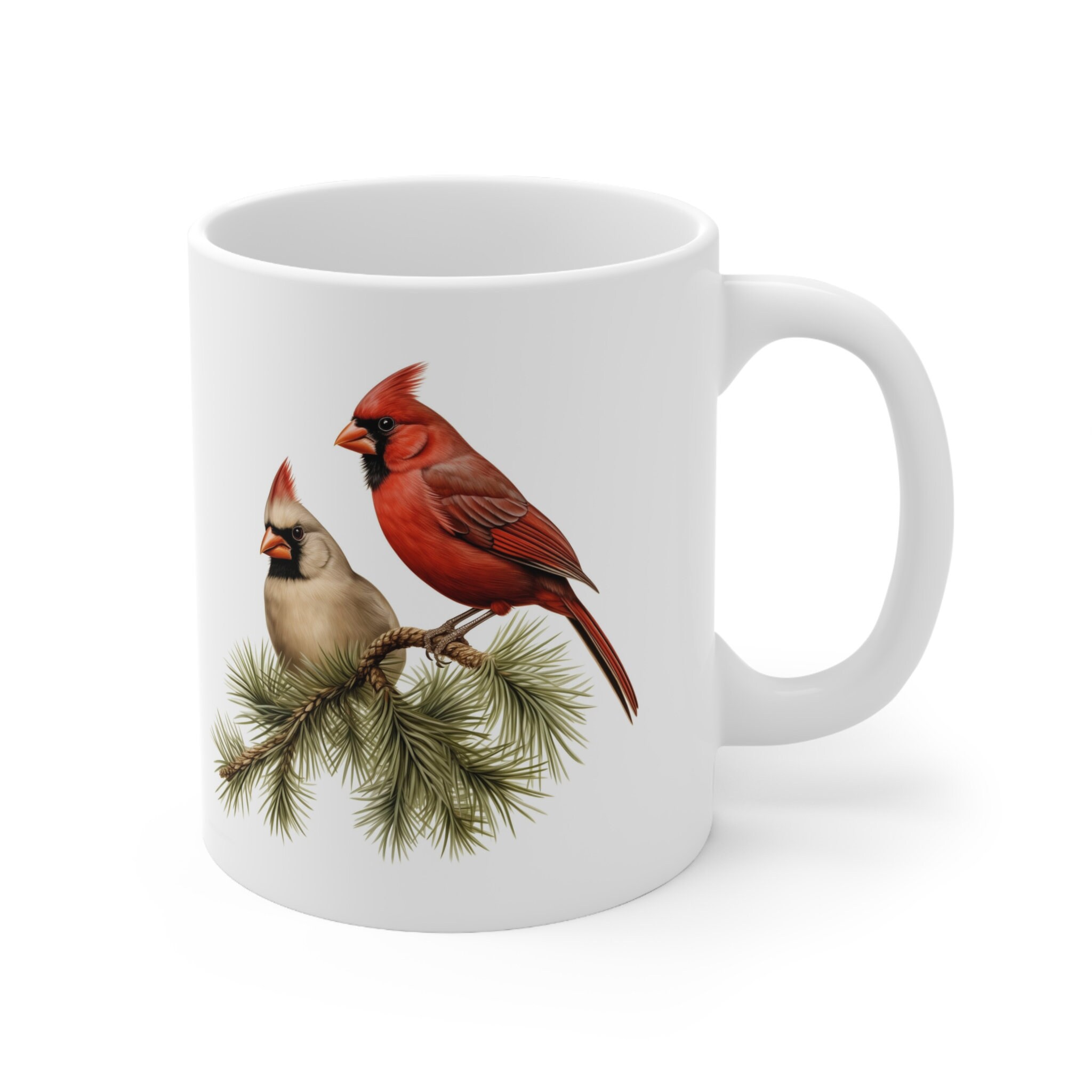 Northern Cardinals 11oz Ceramic Mug - Etsy
