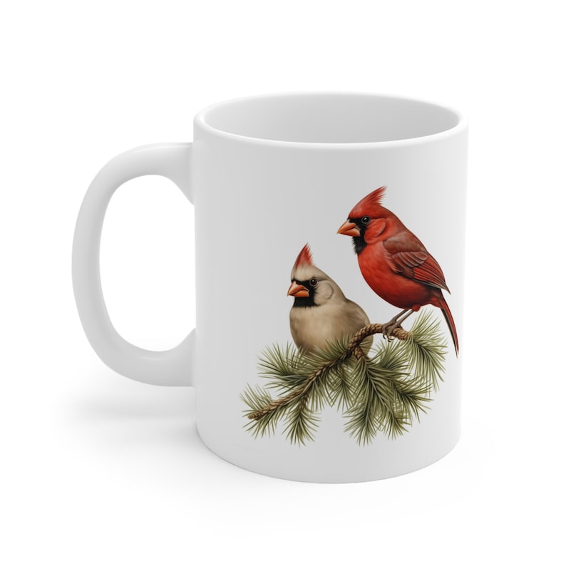 Northern Cardinals 11oz Ceramic Mug - Etsy