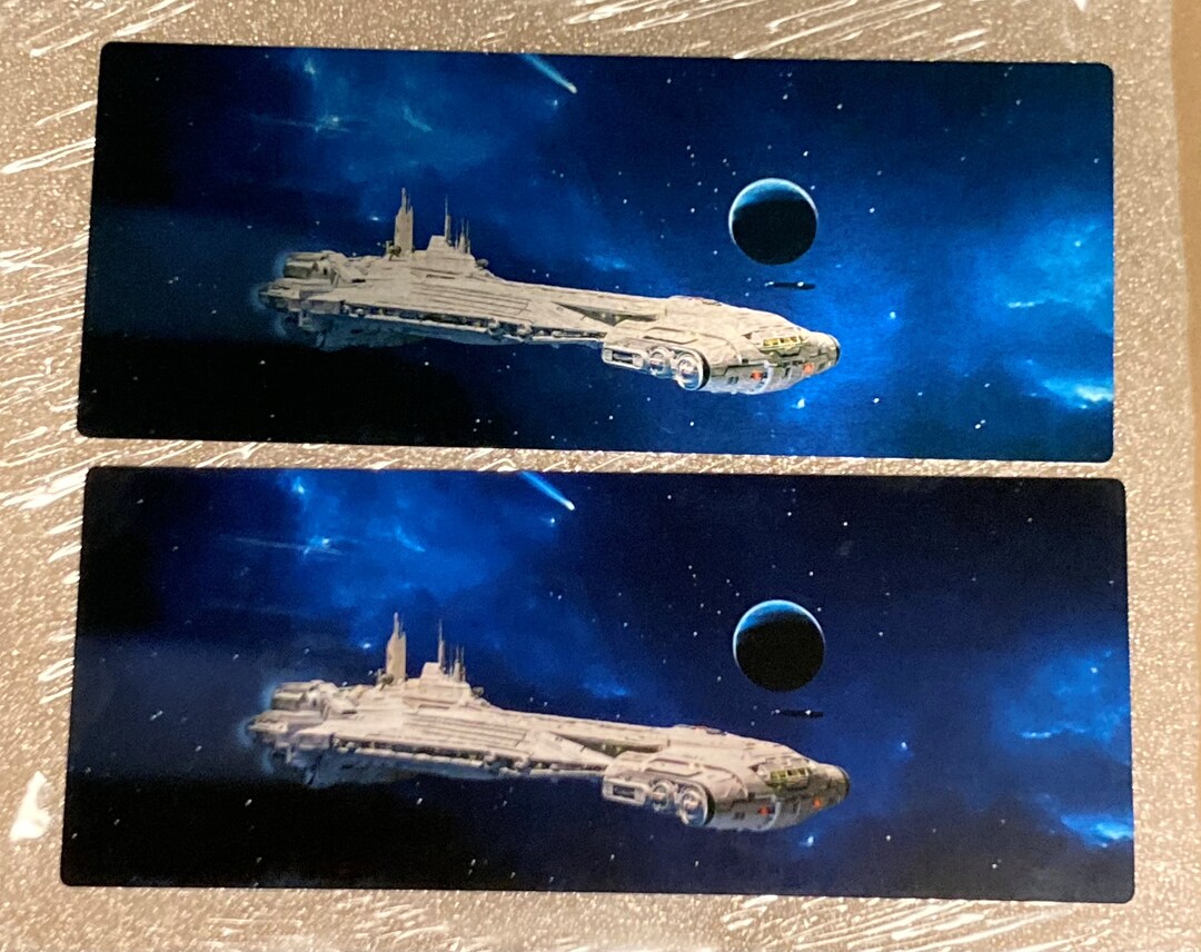 4x10 Metal Print of the Halcyon Starcruiser in Space (location of Your ...