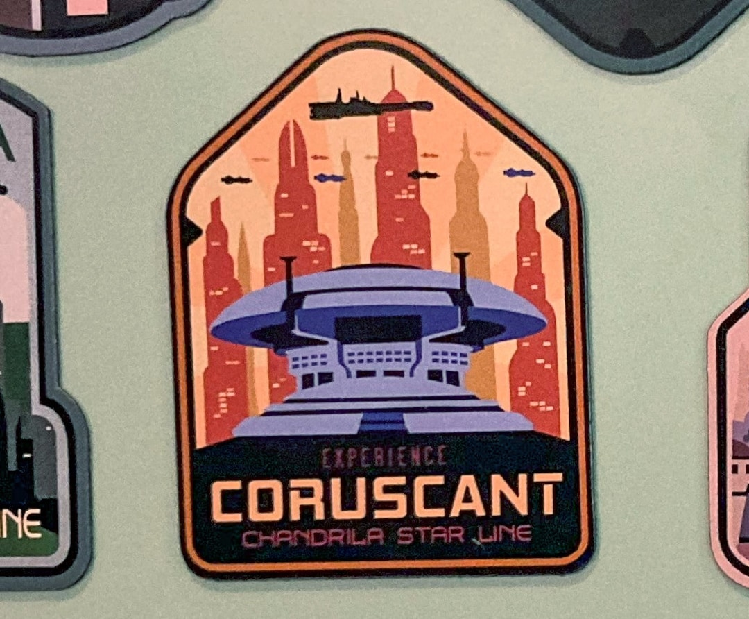 Chandrila Star Line Coruscant Travel Poster. 1 of 7 for the Galactic ...