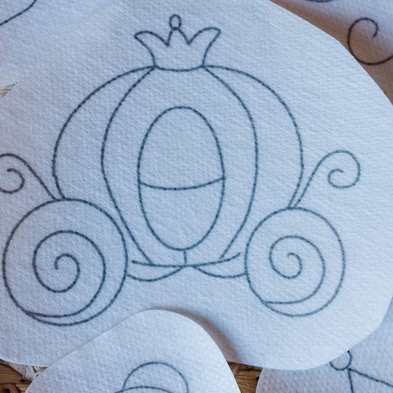 Princess Fairy Tale Embroidery Patterns, Stick and Stitch Designs ...