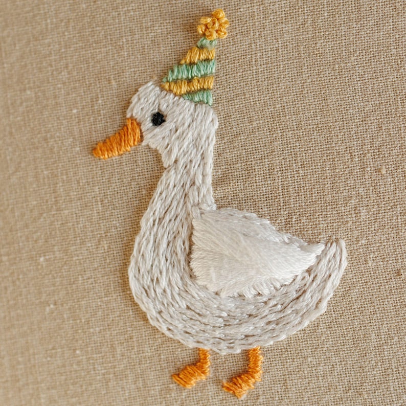 Goose Embroidery Pattern PDF | Cottagecore Goose Designs | Printable ...