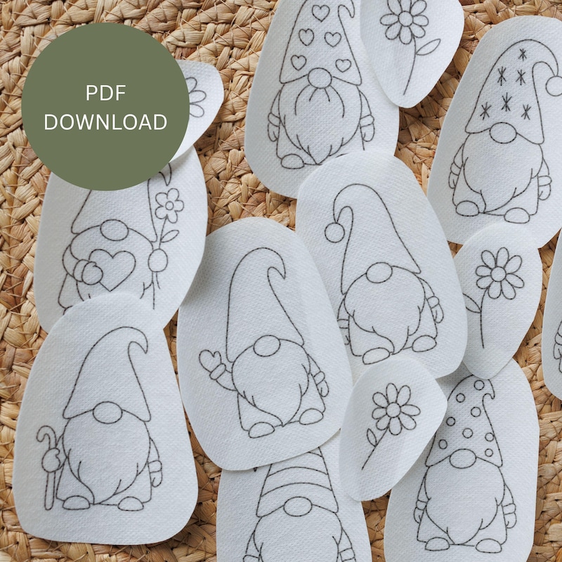 Stitch and Stick Gnomes - Etsy