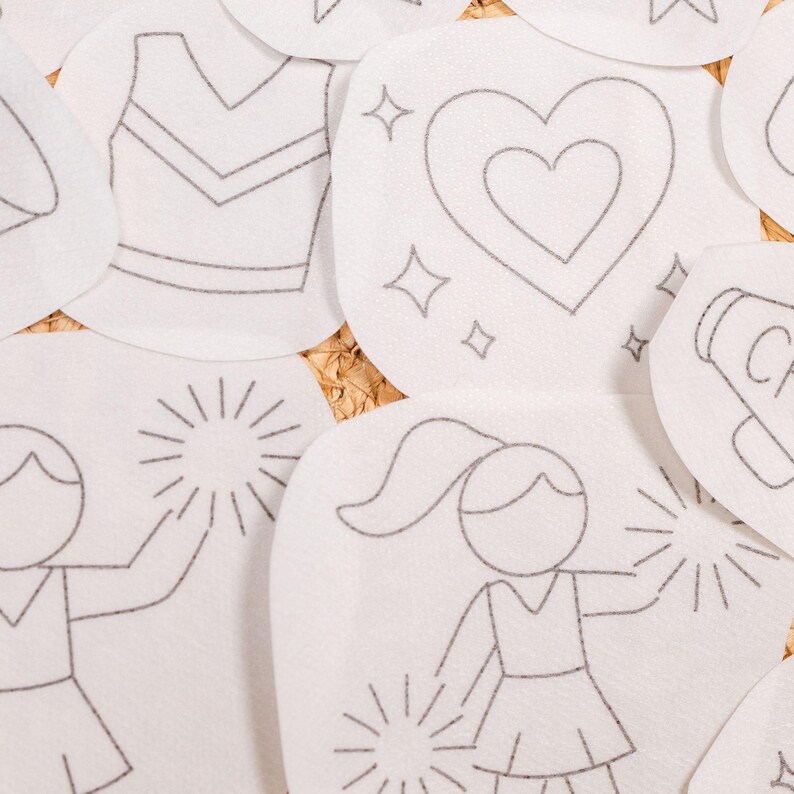 Cheerleading Stick and Stitch Embroidery Patterns Instant Download PDF ...