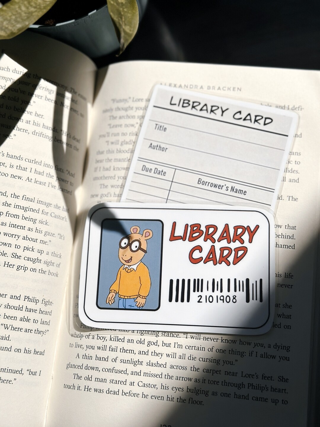 Library Cards Bookmark / Book Lovers - Etsy