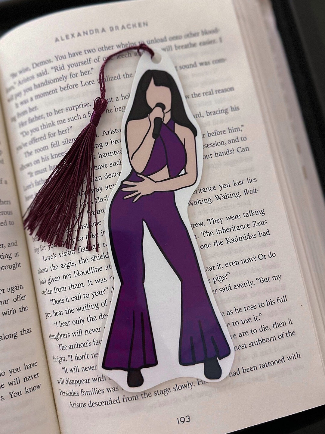 Selena Quintanilla Inspired Bookmark - Etsy