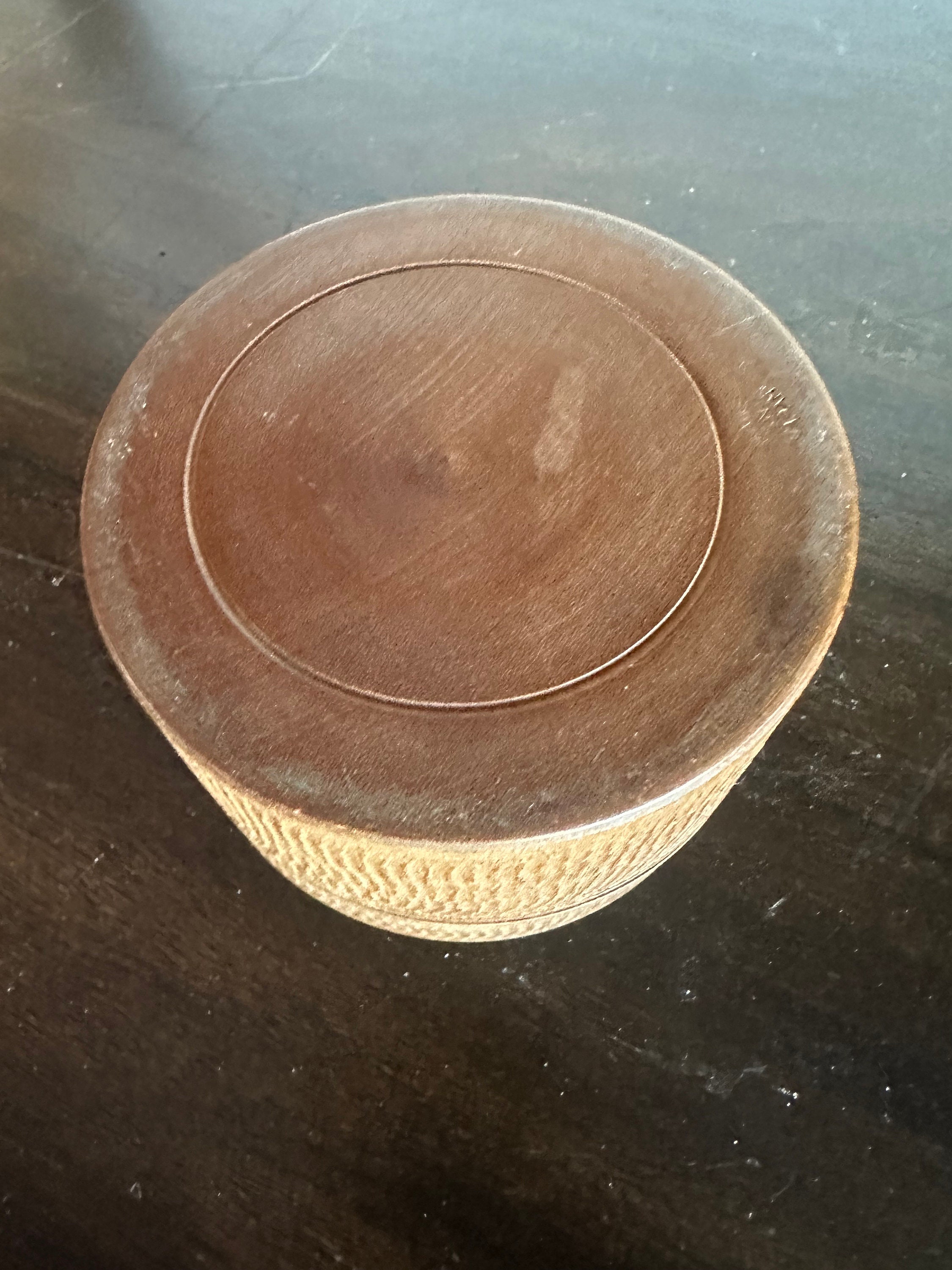 Vintage Carved Wooden Trinket Box - Etsy