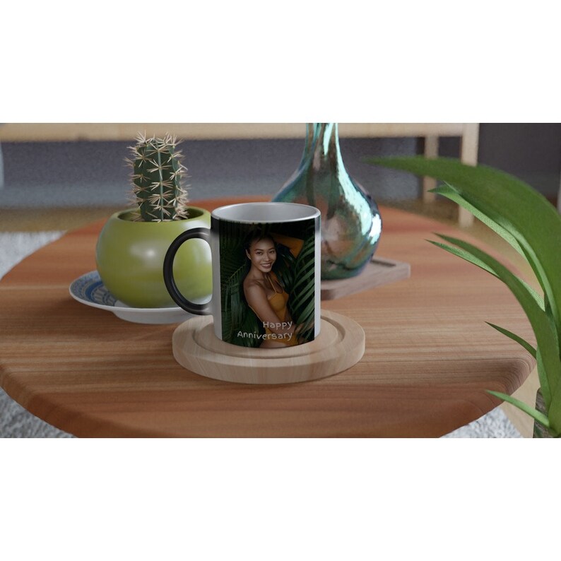 Color Change Custom Photo Mug: Heat Activated Personalized Gift for Mum ...