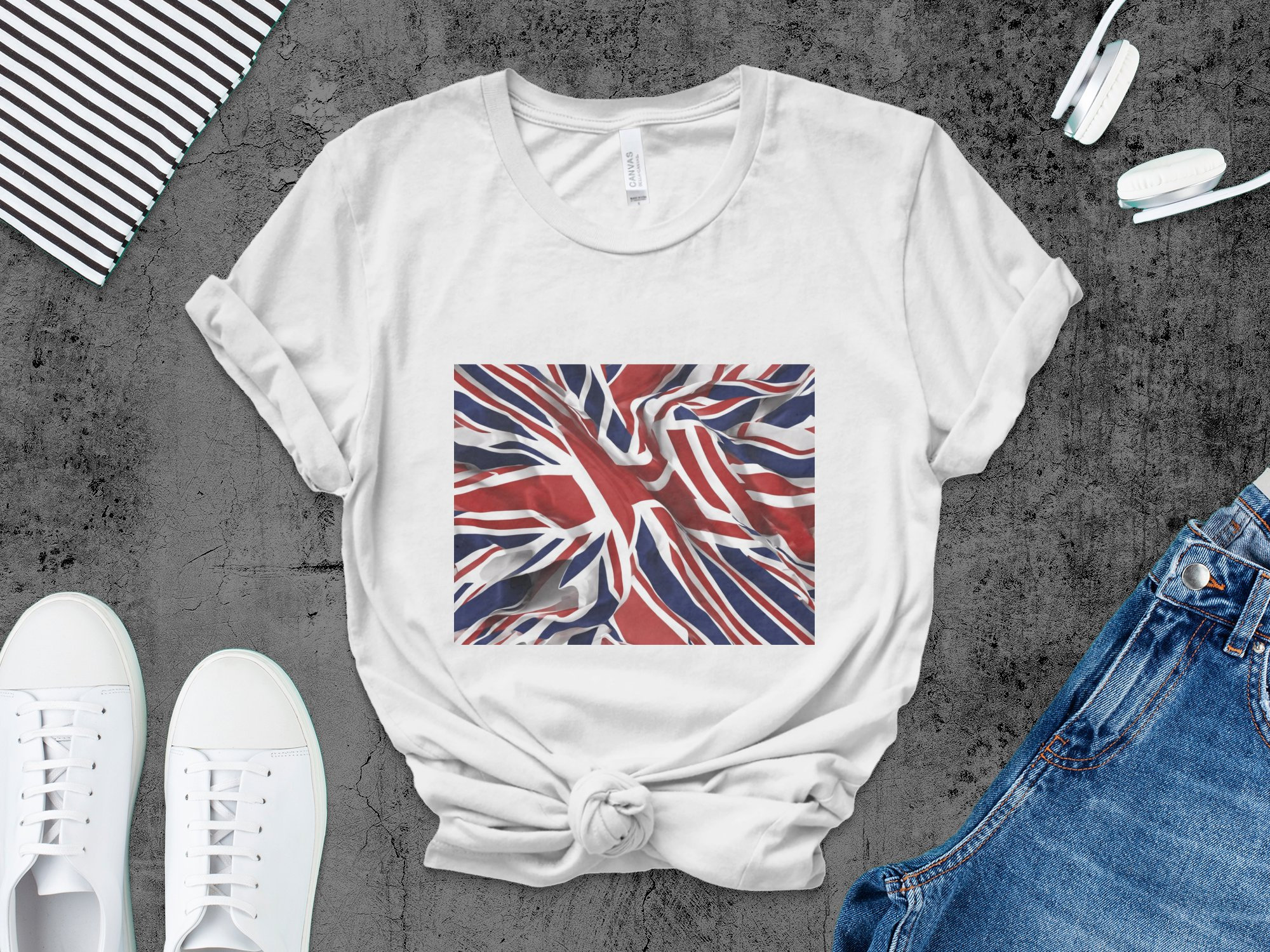 Union Jack Flag T-shirt, British Pride Tee, UK Flag Shirt, United ...