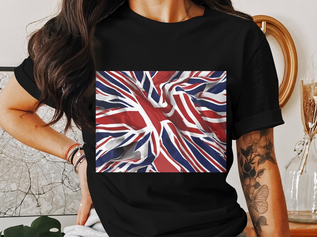 Union Jack Flag T-shirt, British Pride Tee, UK Flag Shirt, United ...