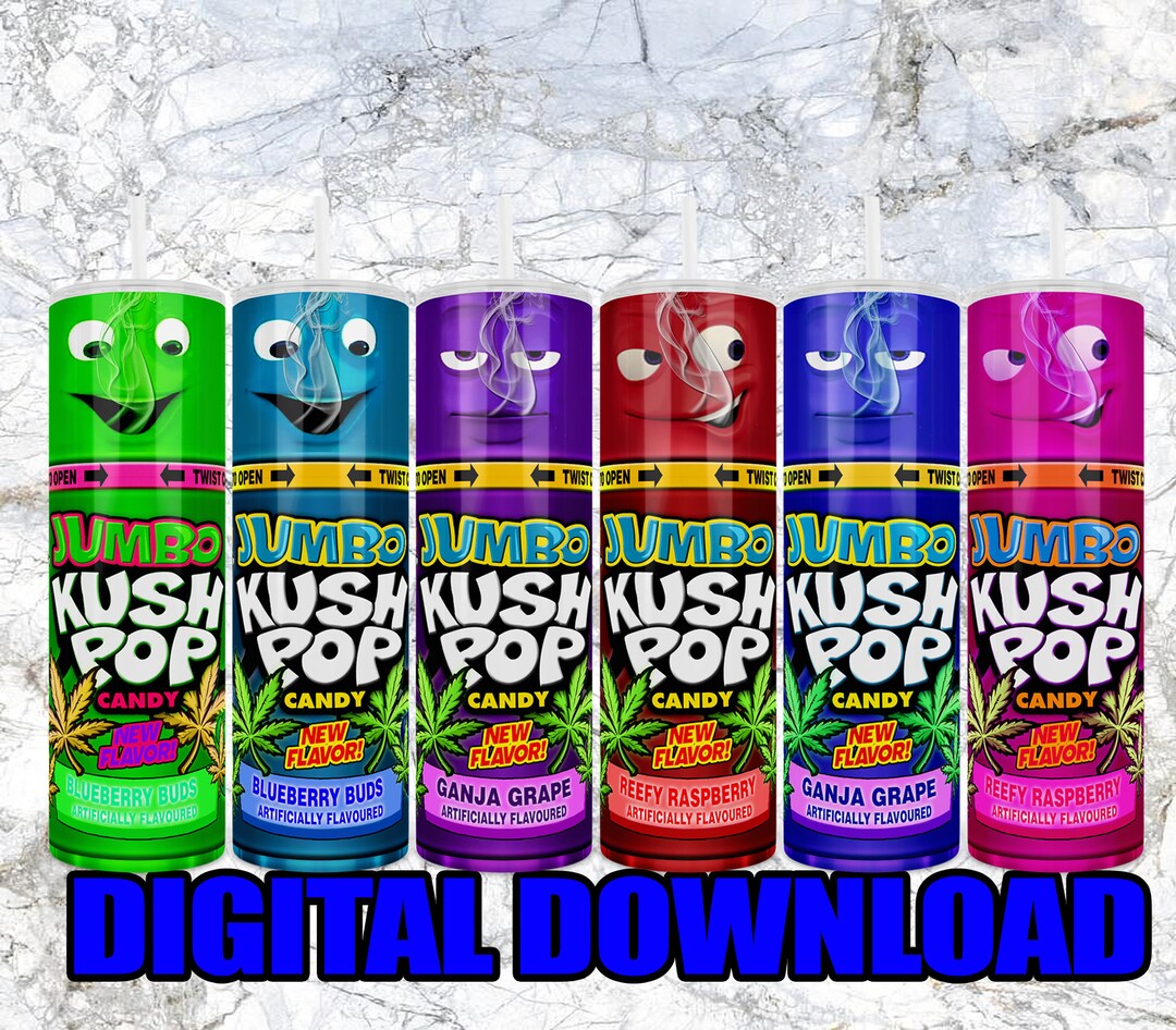 Kush Candy Bundle 20 Oz Funny Weed Tumbler Wrap 420 Joke Stoner Tumbler ...