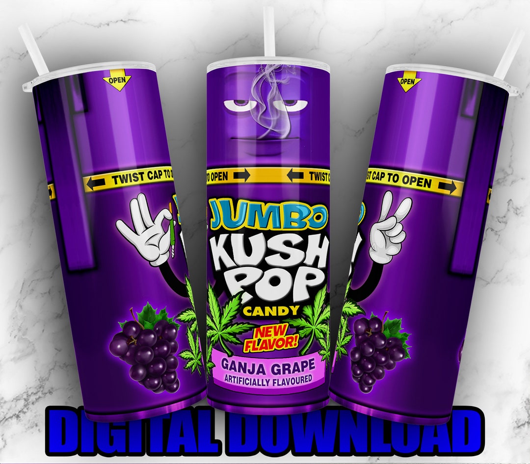 Kush Candy Bundle 20 Oz Funny Weed Tumbler Wrap 420 Joke Stoner Tumbler ...