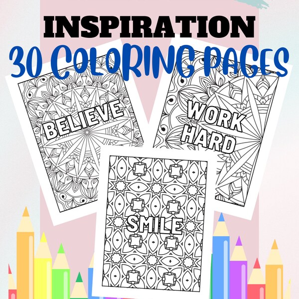 Teen Coloring Page - Etsy