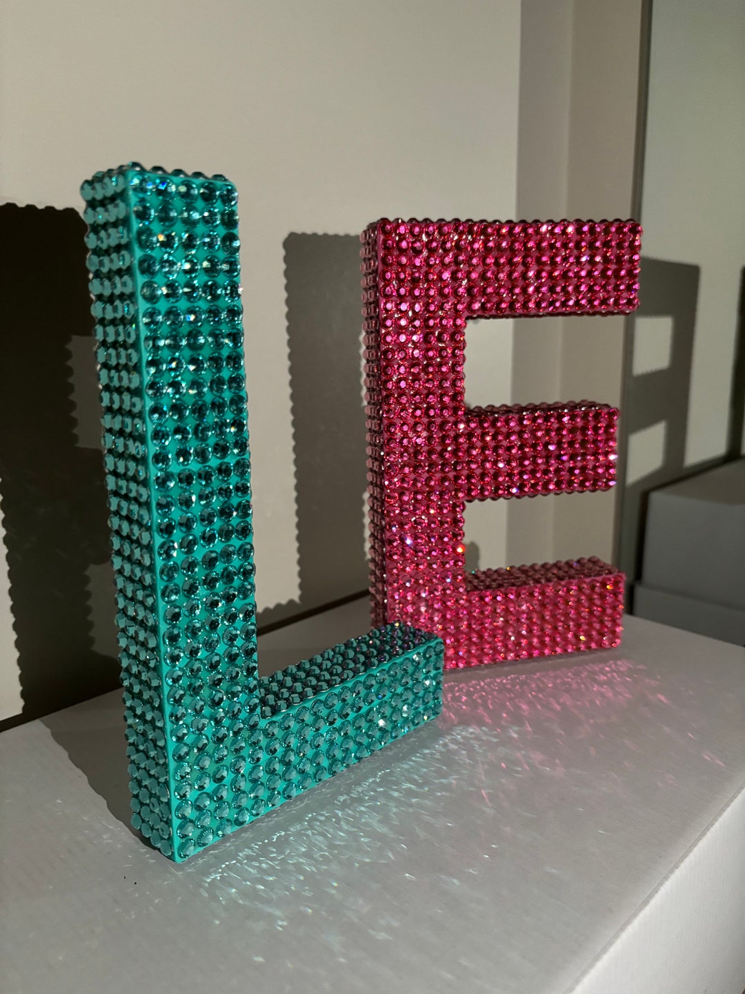Bedazzled Custom Letters - Etsy