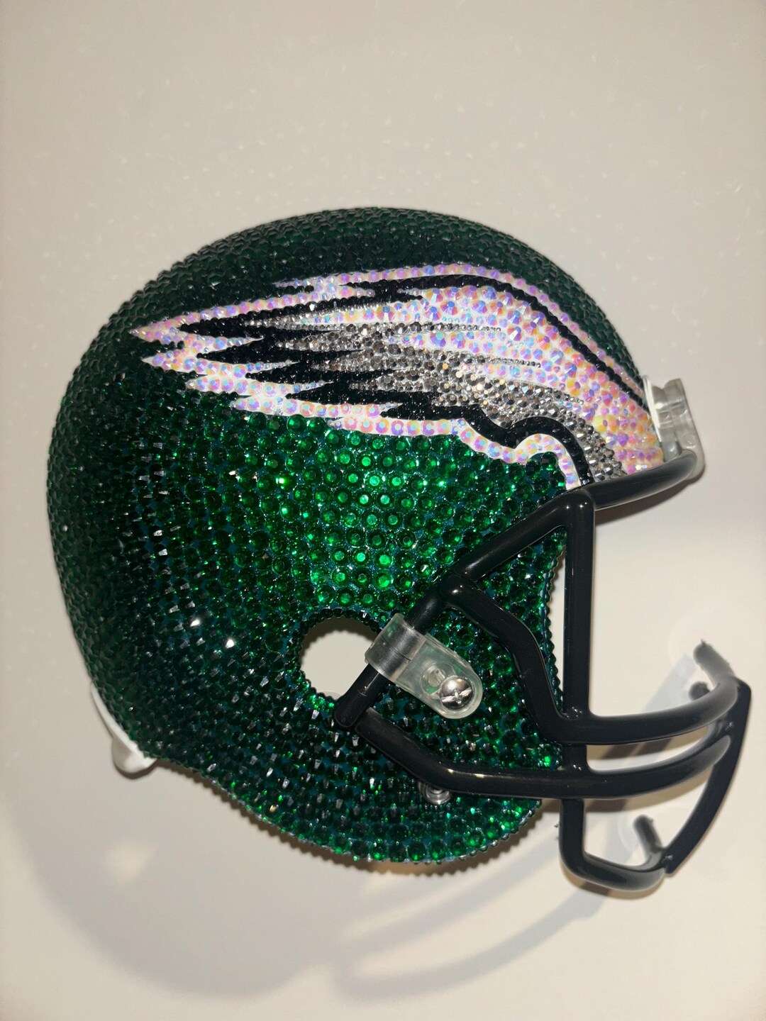 Bedazzled Football Half-helmet - Etsy