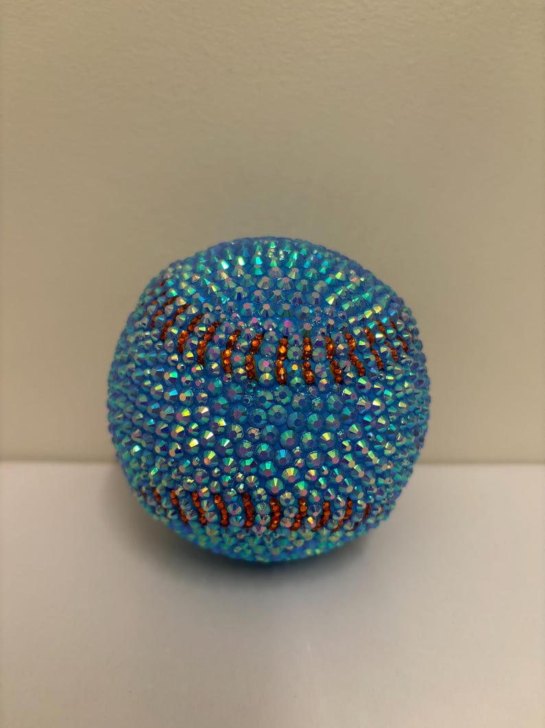 Custom Bedazzled Softball - Etsy
