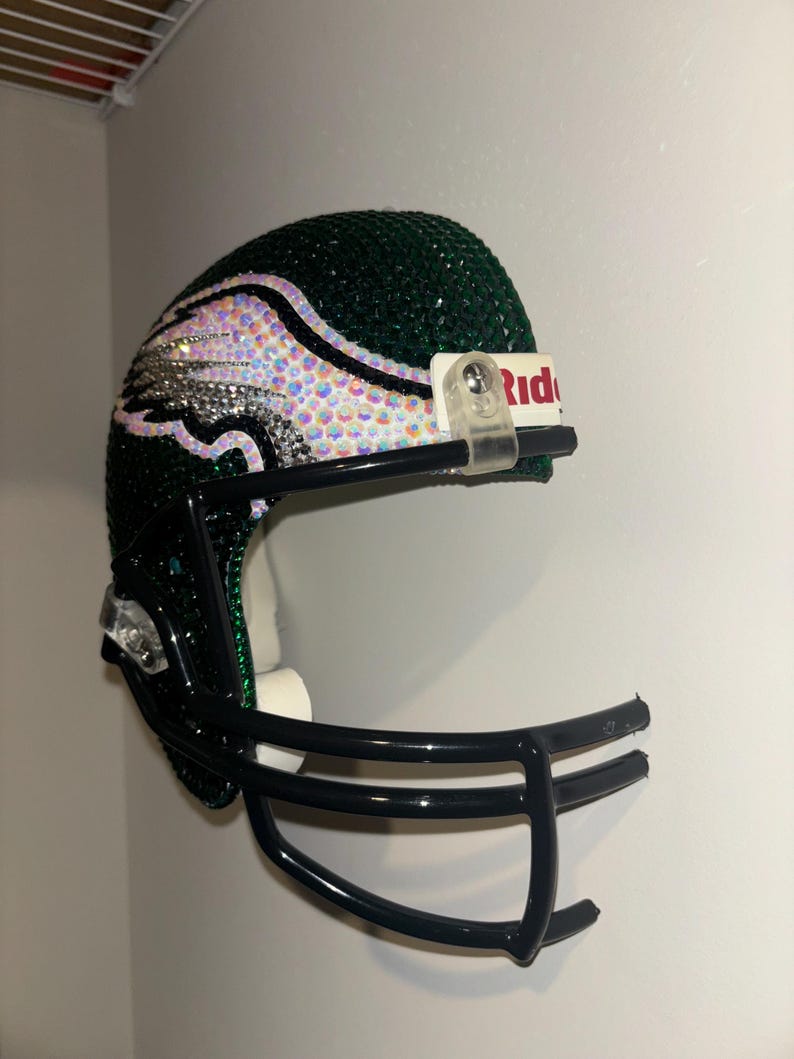 Bedazzled Football Half-helmet - Etsy