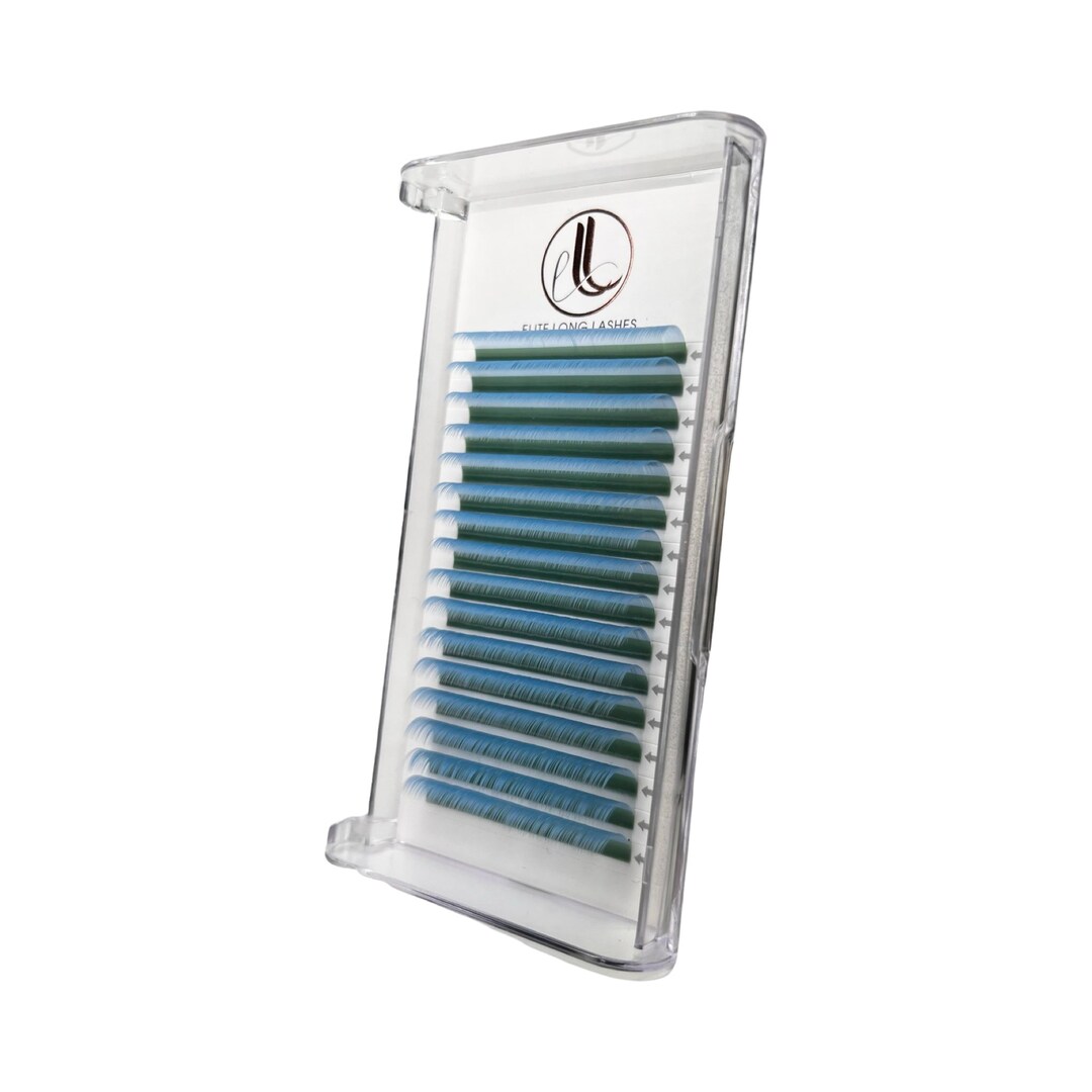 Baby Blue Matte Mink Eyelash Extensions 0.07mm Thick, C/D Curl Lashes ...
