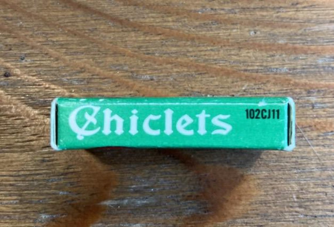 Chiclets Spearmint Chewing Gum 2-pack From A Vietnam War C-ration - Etsy