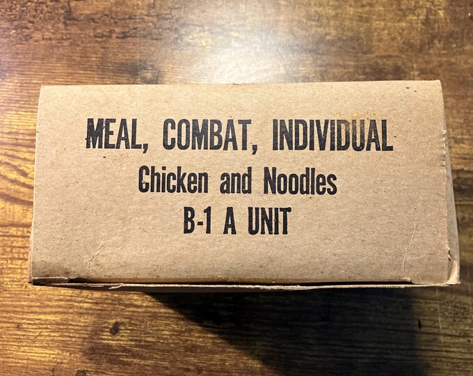 Vietnam War Era C-ration(mci) Complete and Original Chicken and Noodles 1967 - Etsy