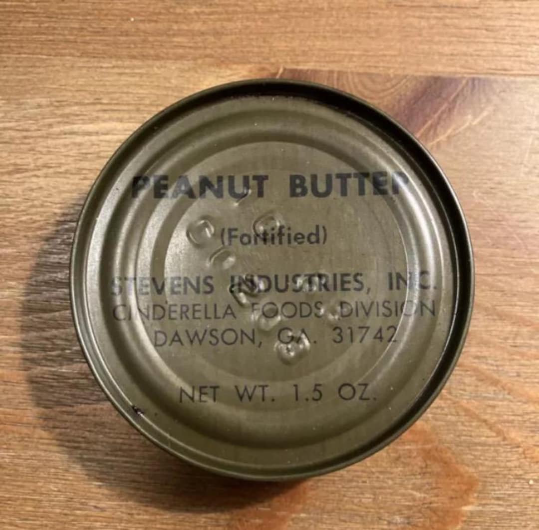 Vietnam War Era MCI Military Ration Canned Peanut Butter 1968 - Etsy