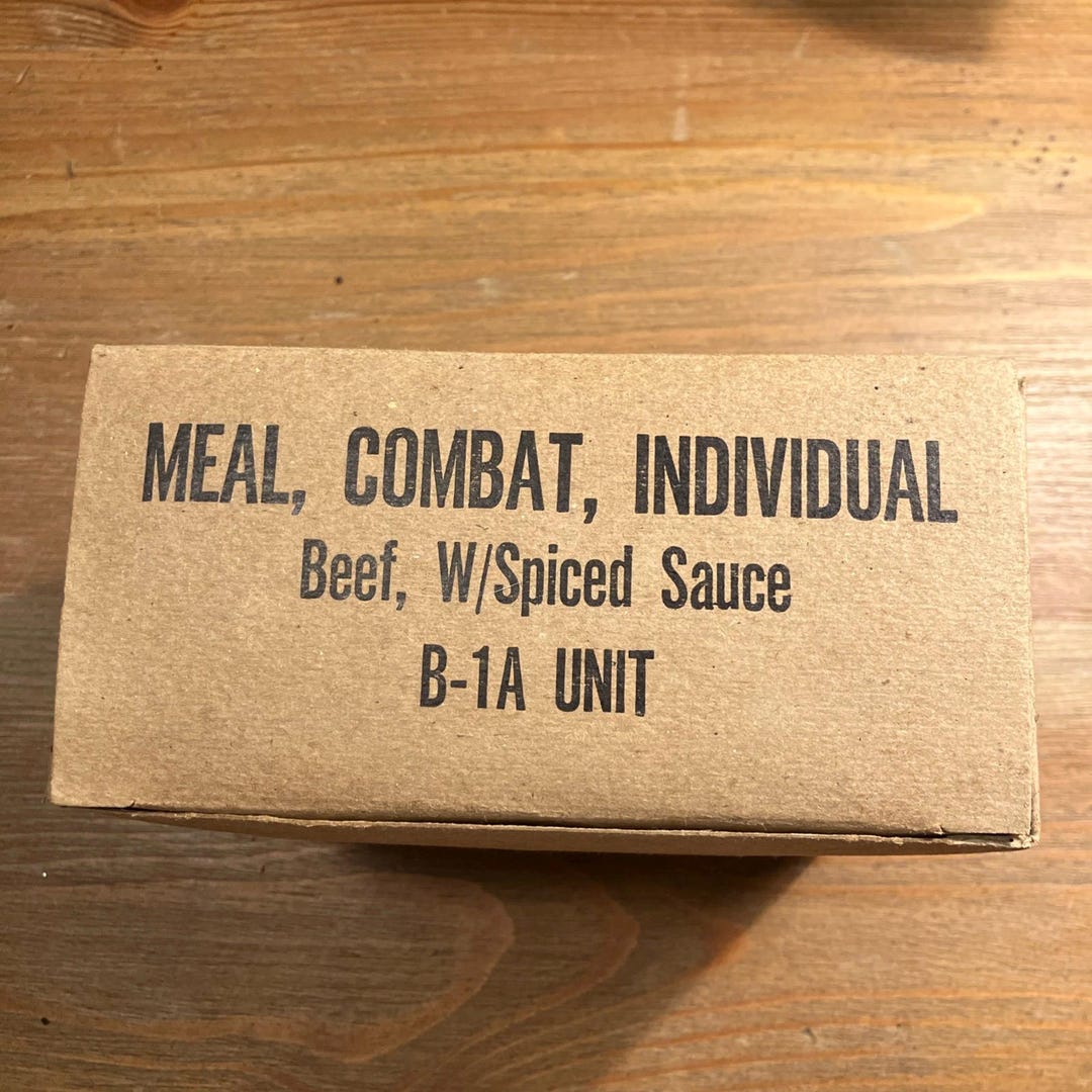 Vietnam War Era MCI Military Ration Beef With Spiced Sauce 1968 - Etsy