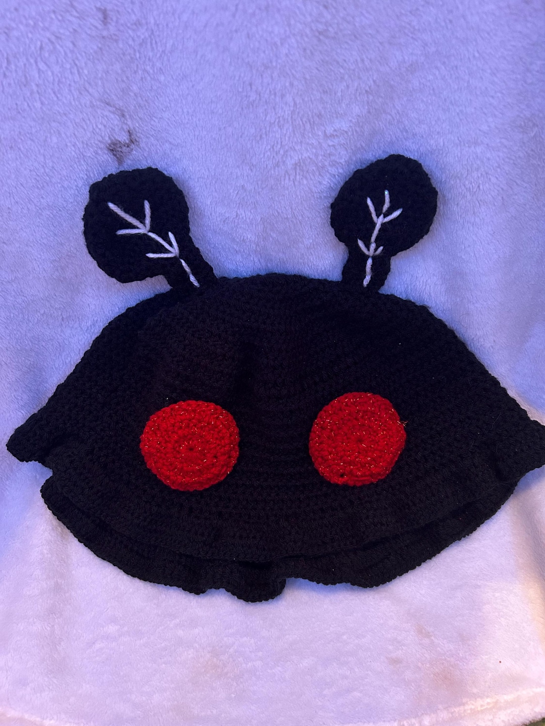 Crochet Mothman Hat - Etsy