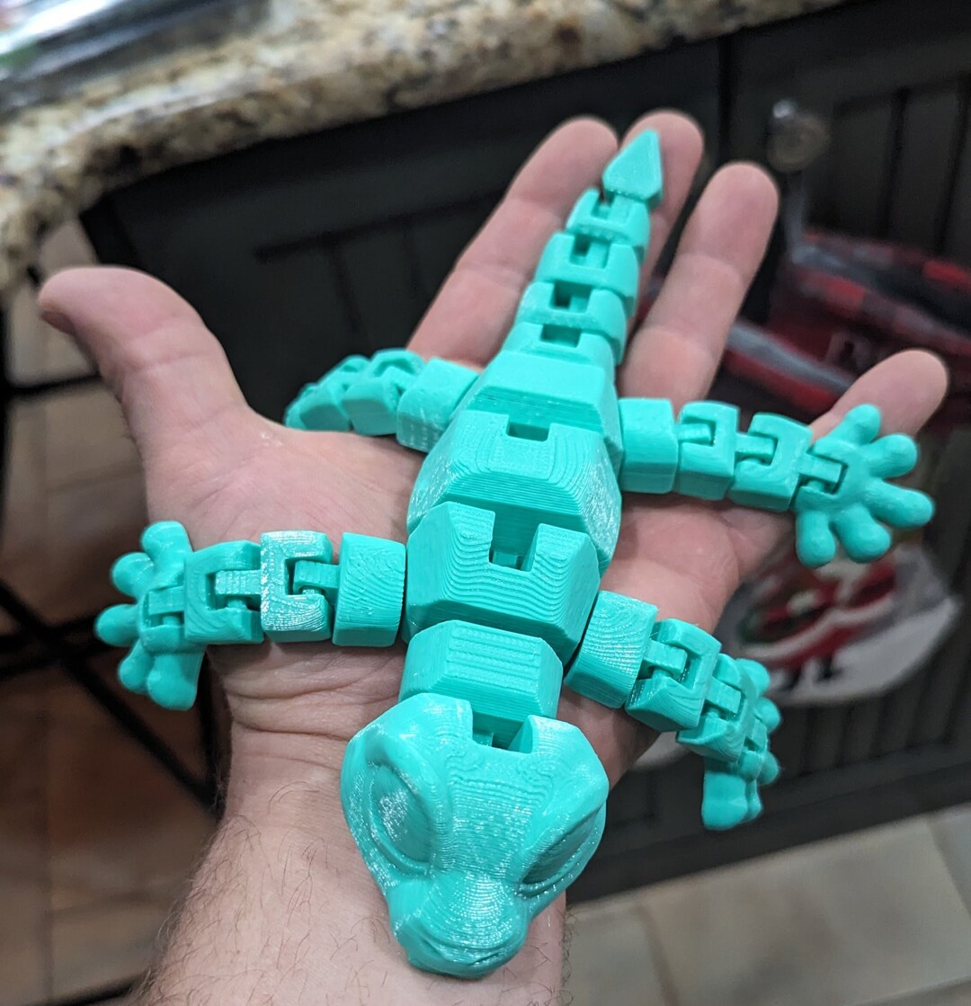 3D Printed Gecko - Etsy