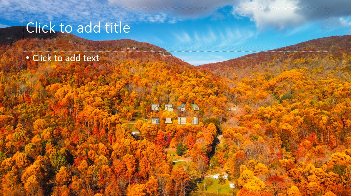 Autumn Powerpoint Template - Etsy