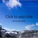 Winter Scene Powerpoint Template - Etsy