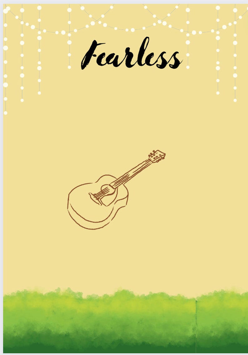 Taylor Swift Fearless Poster - Etsy