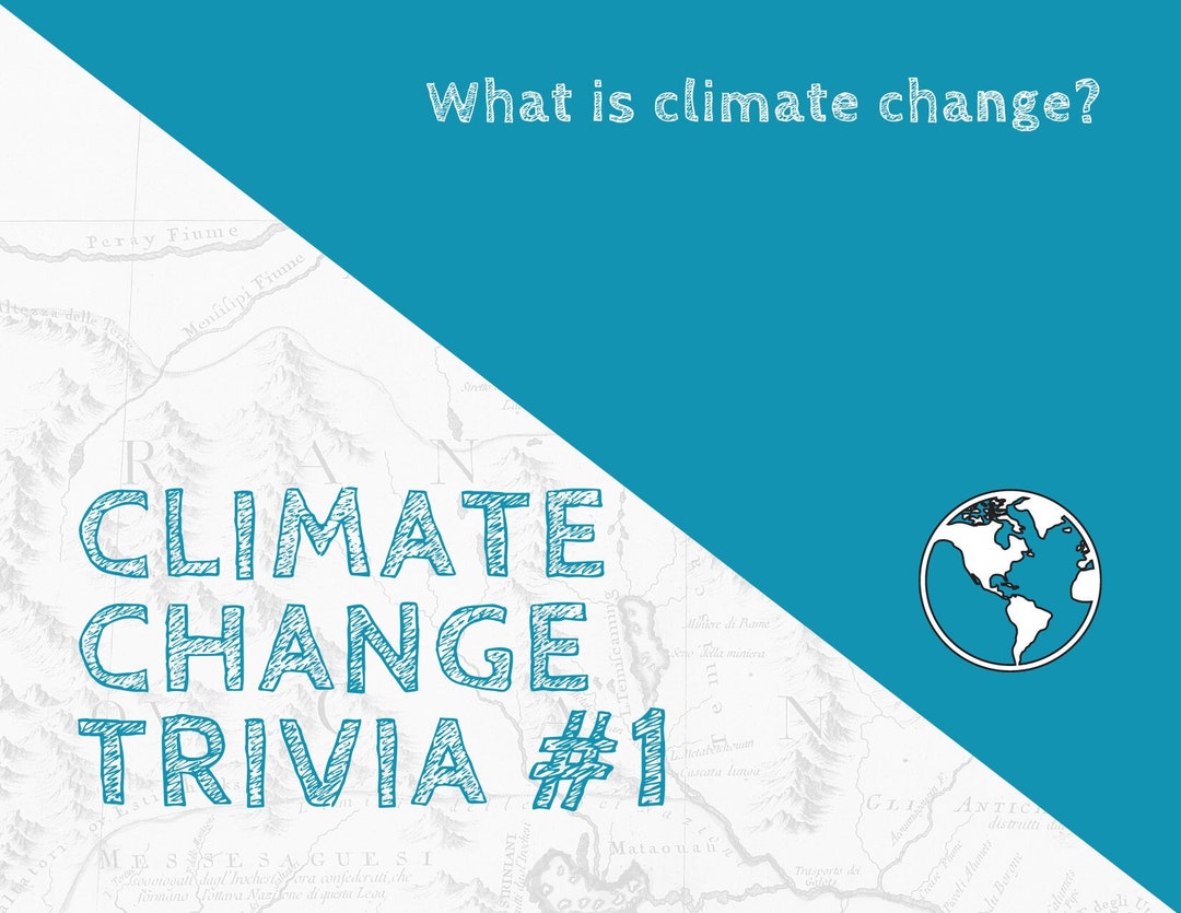 Climate Change Trivia Game for Scouts, Teachers, and Homeschool - Etsy