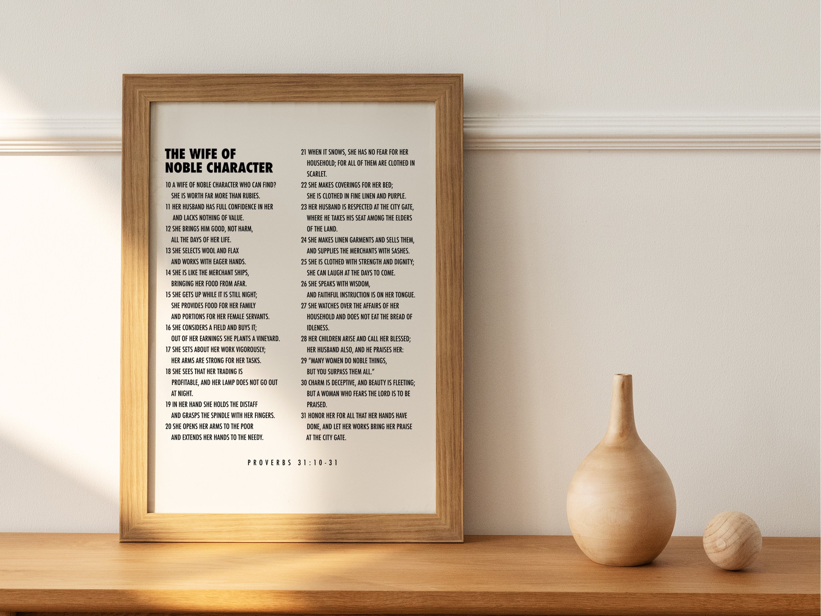 Proverbs 31 Woman, the Wife of Noble Character, Proverbs 31:10-31 ...