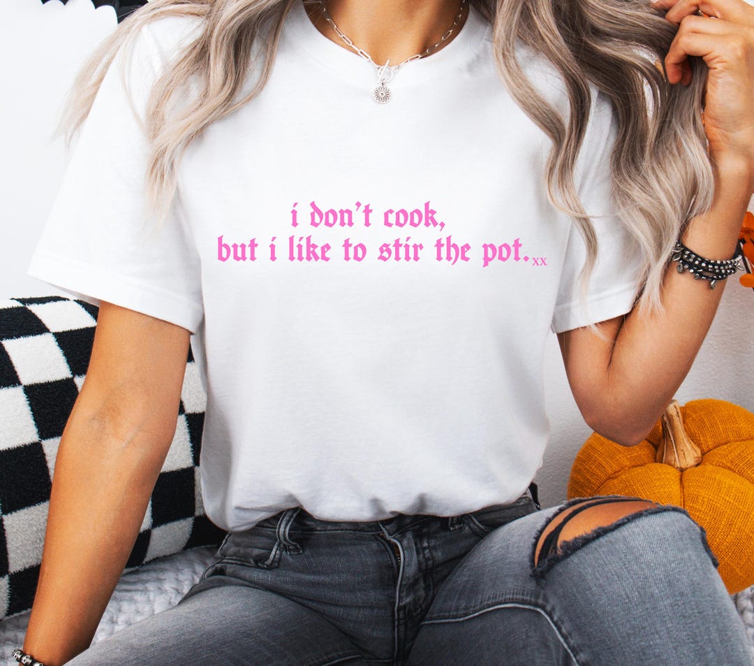 Funny Pink Graphic Tshirt, Oversized Womens Tee - Humorous Phrase, Pink ...