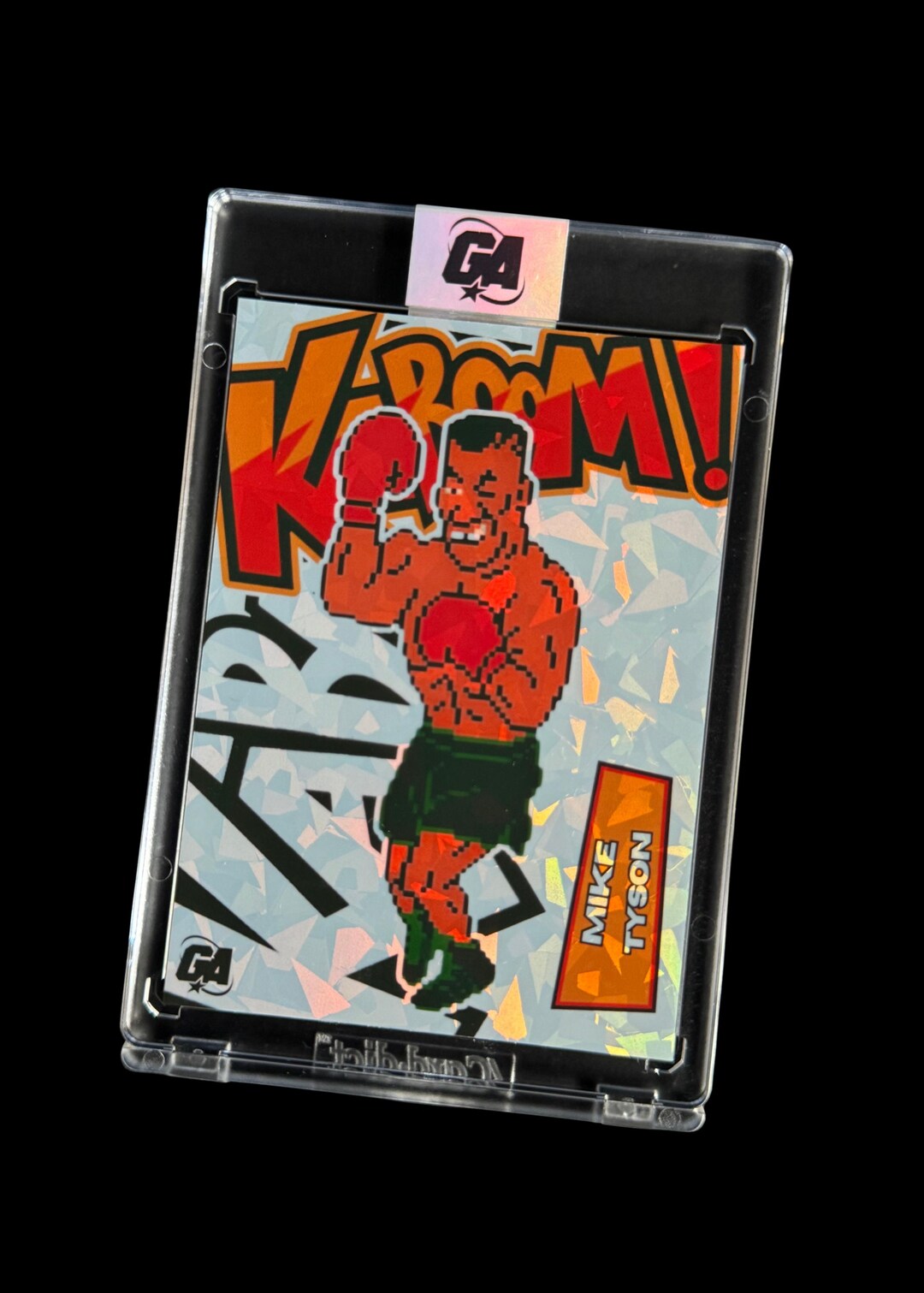 Mike Tyson Custom Made Kaboom Style Trading Card | Punch-out ...